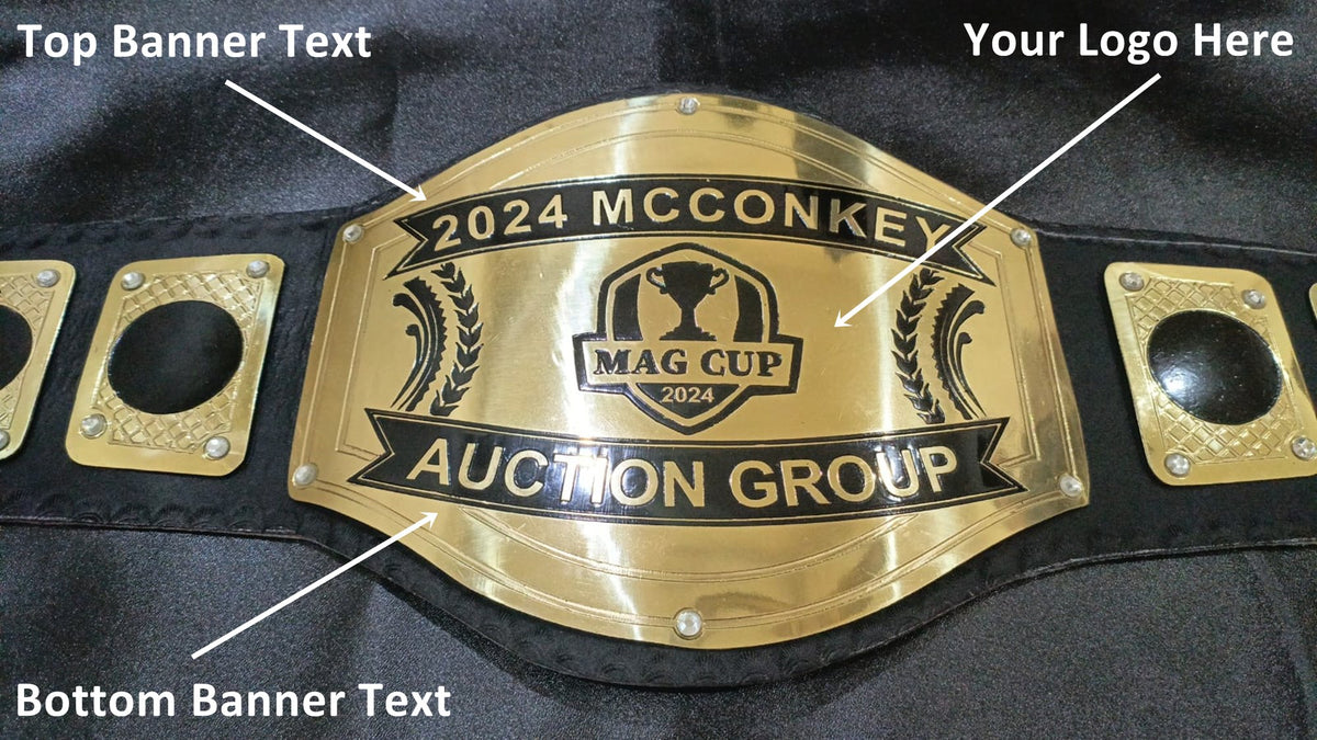 USA Custom Trophy Cup Logo Wrestling Belt for Champions
