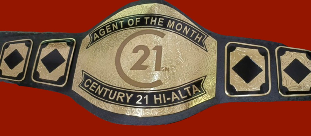 Custom Name and C21 Logo Wrestling Championship Belt – Customize ...