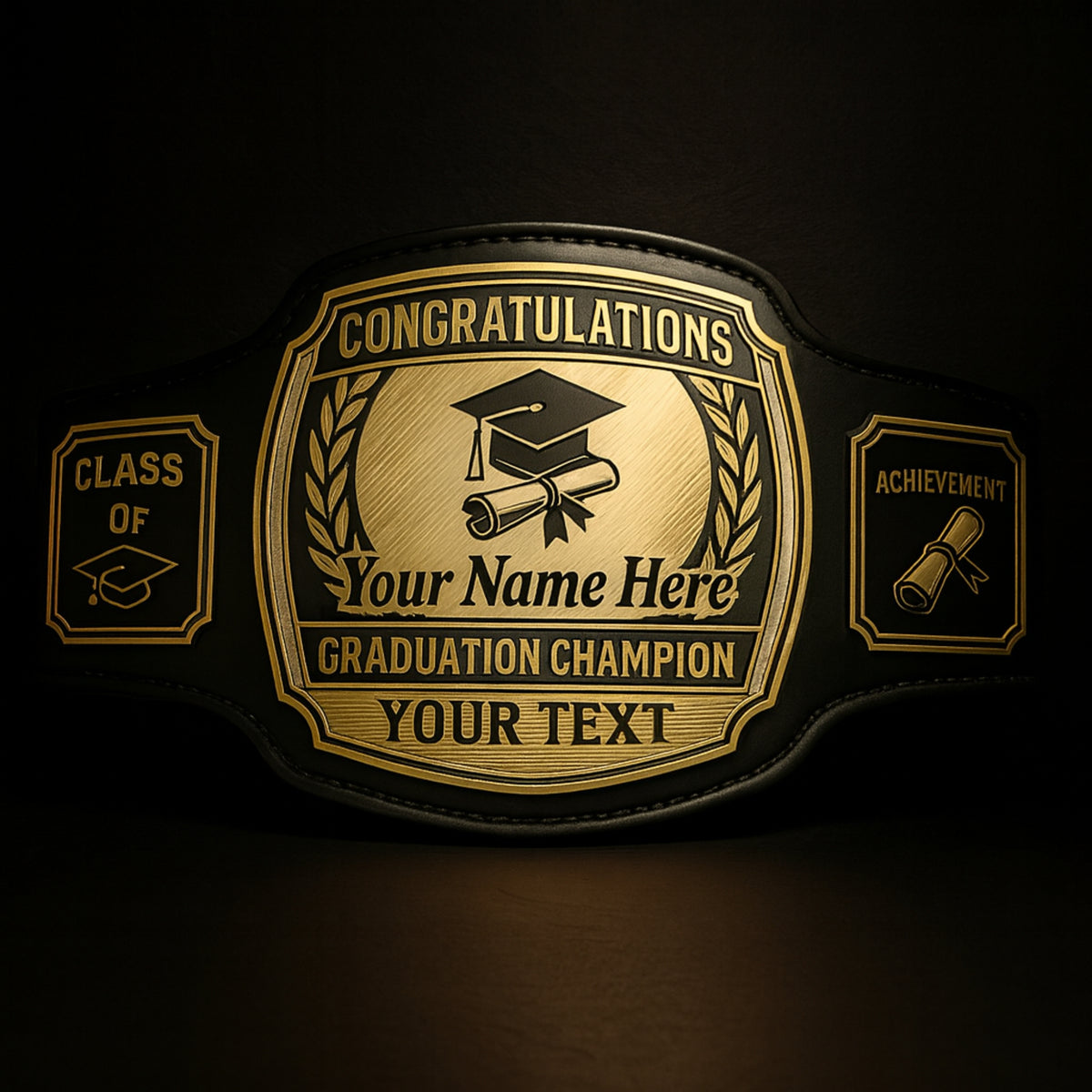 Graduation Custom Championship Belt – Celebrate Success