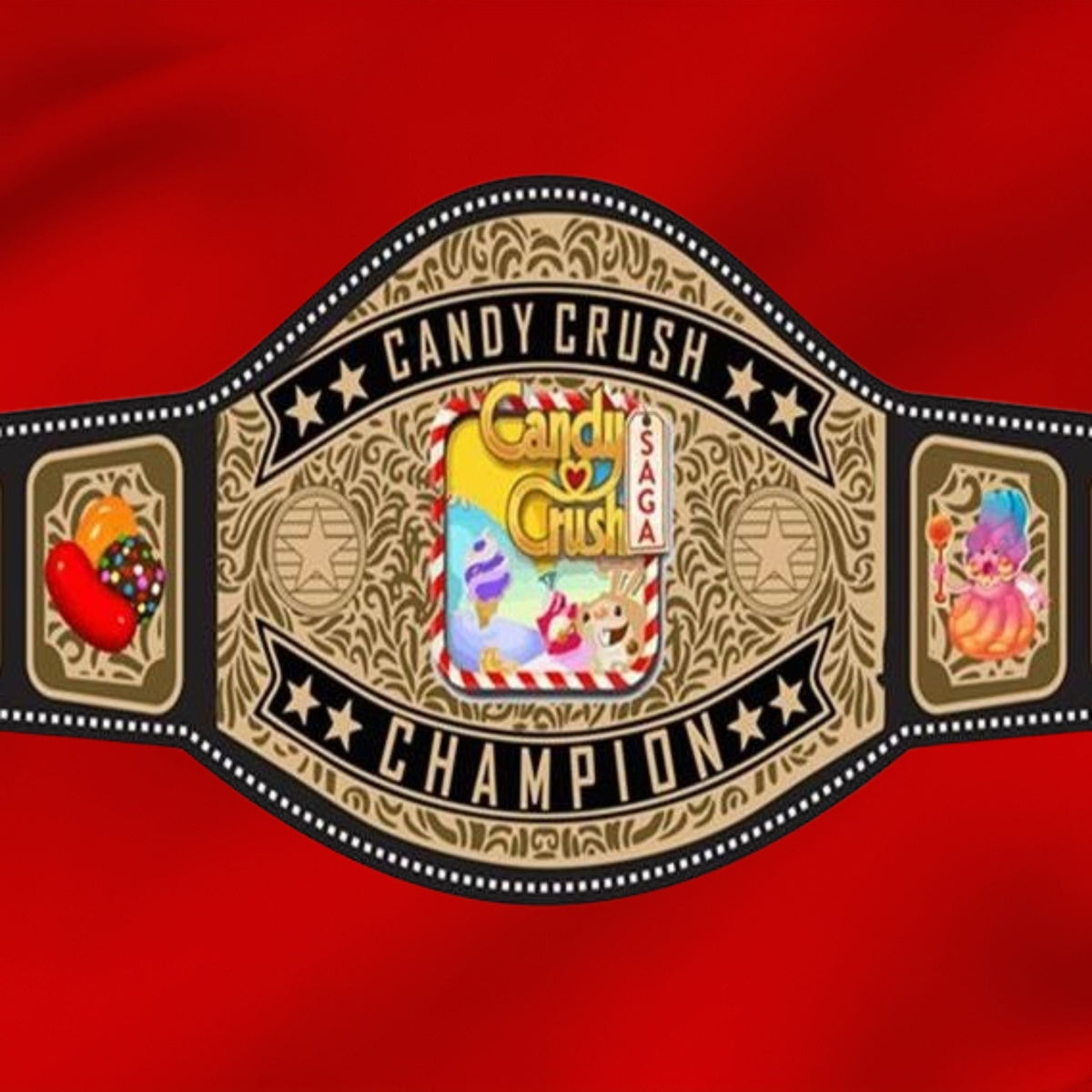 Unique Candy Crush Championship Wrestling Belt in USA