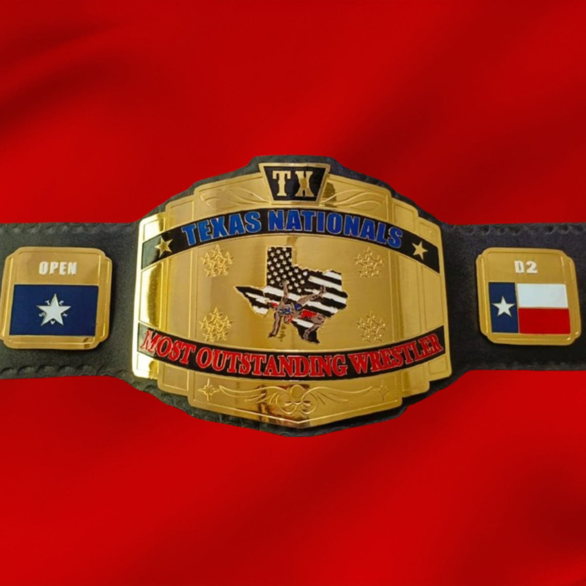 Buy Custom Texas Championship Wrestling Belt Online USA