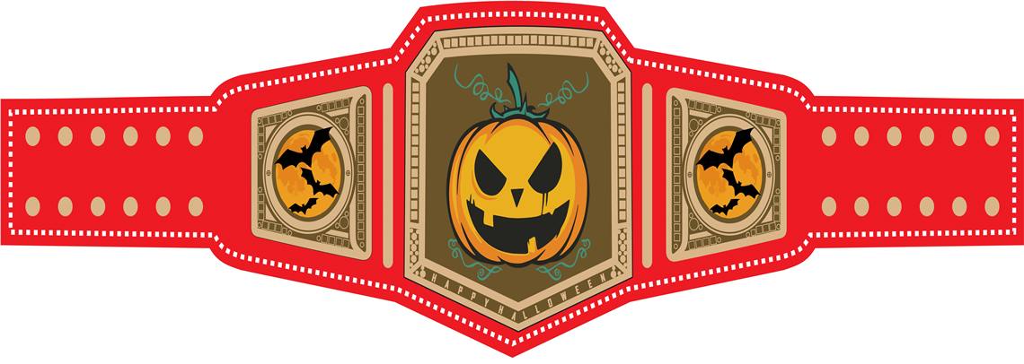 Halloween Horror Championship Wrestling Belt for USA Fans