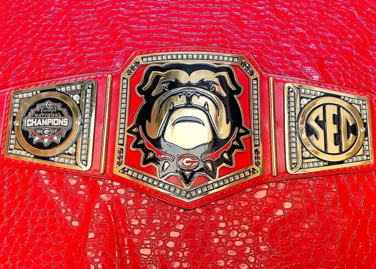 Custom Georgia Bulldog National Customized Championship Belt ...