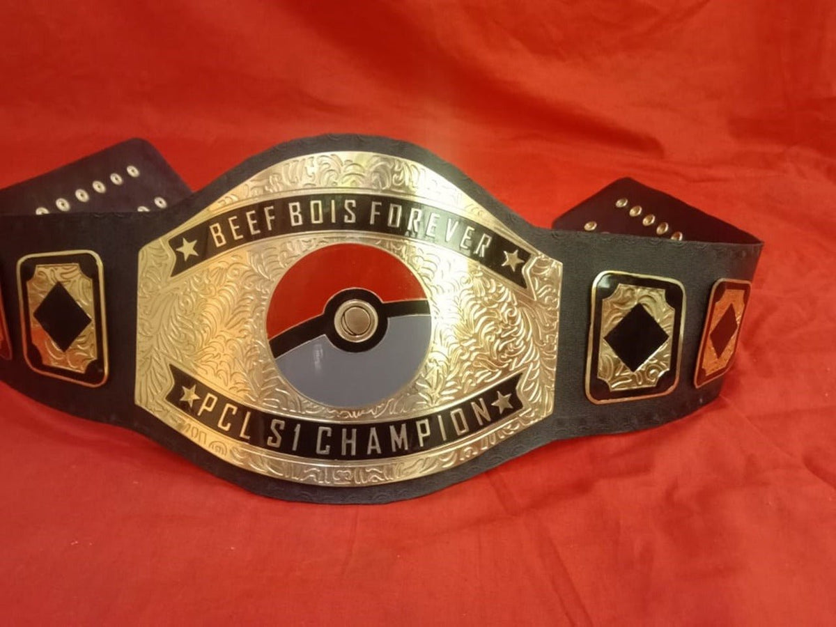 Custom Pokémon Ball Wrestling Championship Belt