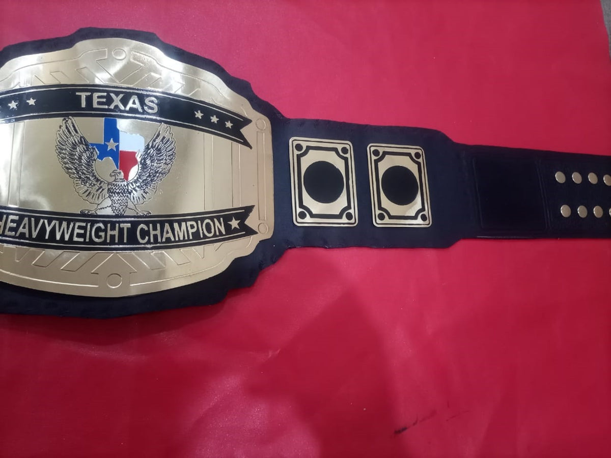 Custom Texas Heavyweight Championship Belt – Customize Wrestling Belts