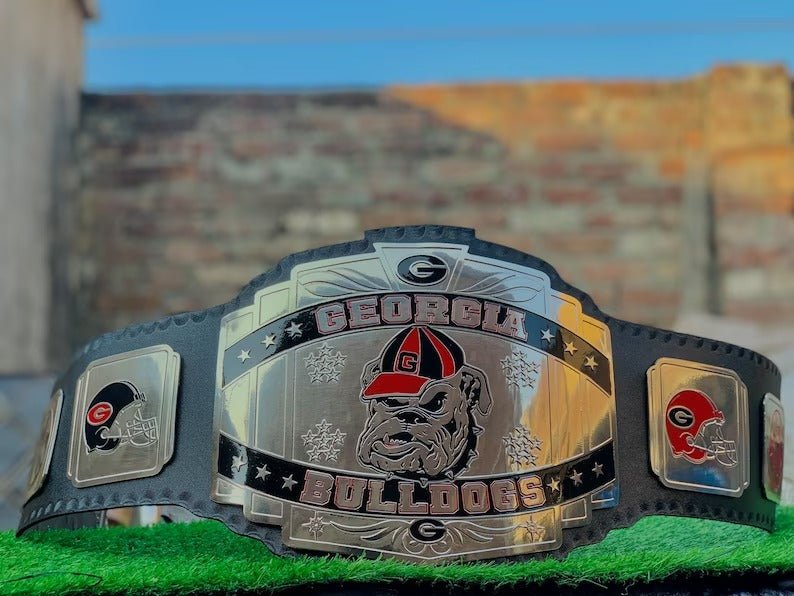 SIlver Plate Customized Georgia Bulldogs Championship Belt – Customize ...