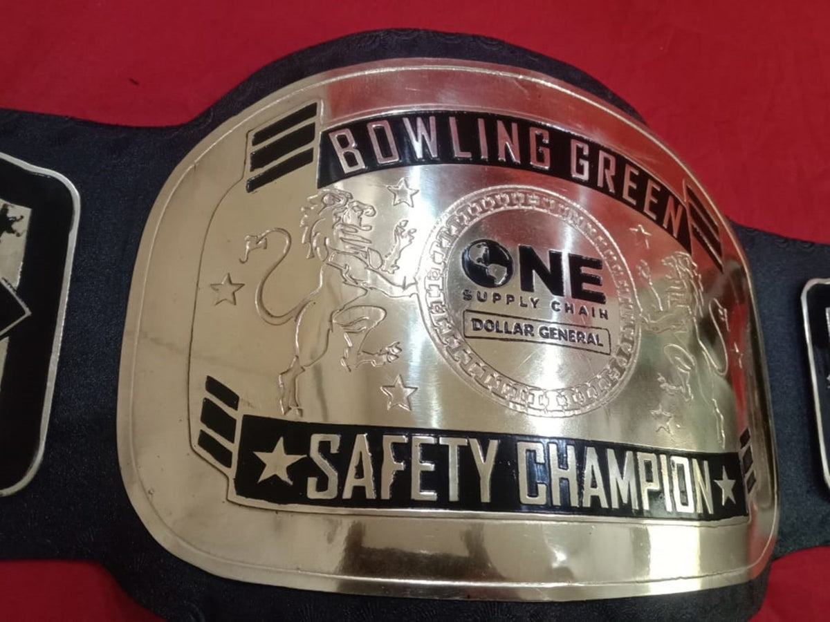 Wrestling Championship Belt Custom Name & SC Logo USA